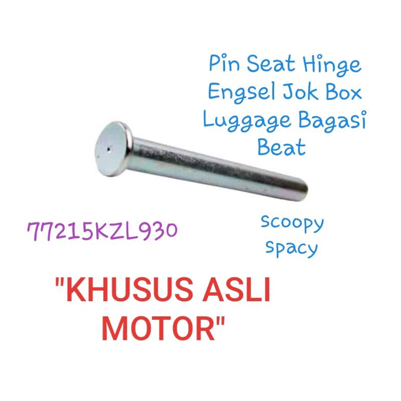 Jual AHM Pin Seat Hinge, Engsel Jok Box Luggage Bagasi Beat, Scoopy ...