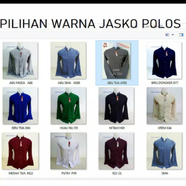 Jual JASKO POLOS BAHAN TEBAL HALUS NYAMAN SAAT DI PAKAI JASKO EXLUSIVE ...
