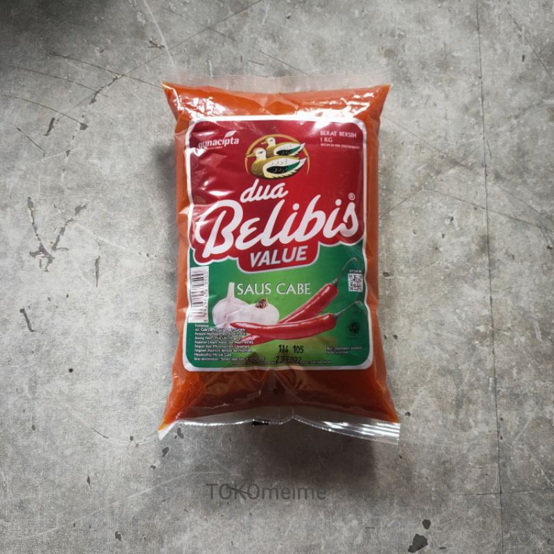 Jual DUA BELIBIS SAUS CABE VALUE 1kg | Shopee Indonesia