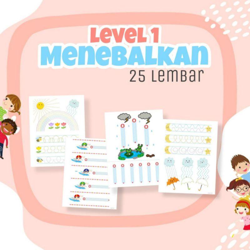 Jual lembar kerja anak (worksheet paud ) anak 2-6tahun | belajar ...