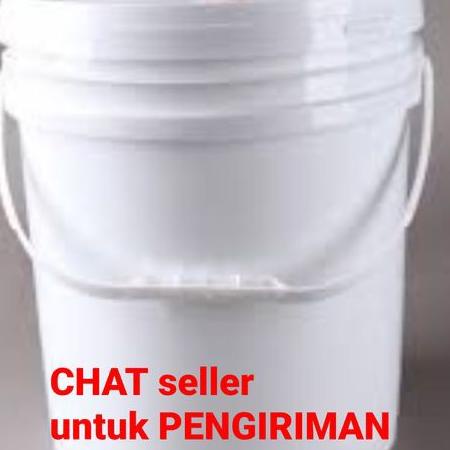 Jual [KODE PRODUK BGAIC9491] ember cat 25 kg, putih polos lengkap tutup ...