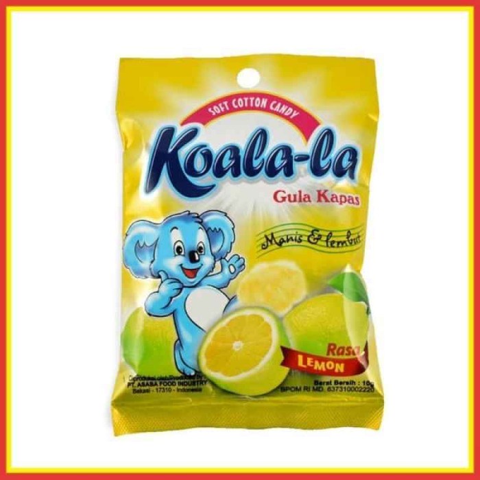 Jual KOALA-LA GULA KAPAS RS LEMON 10G | Shopee Indonesia