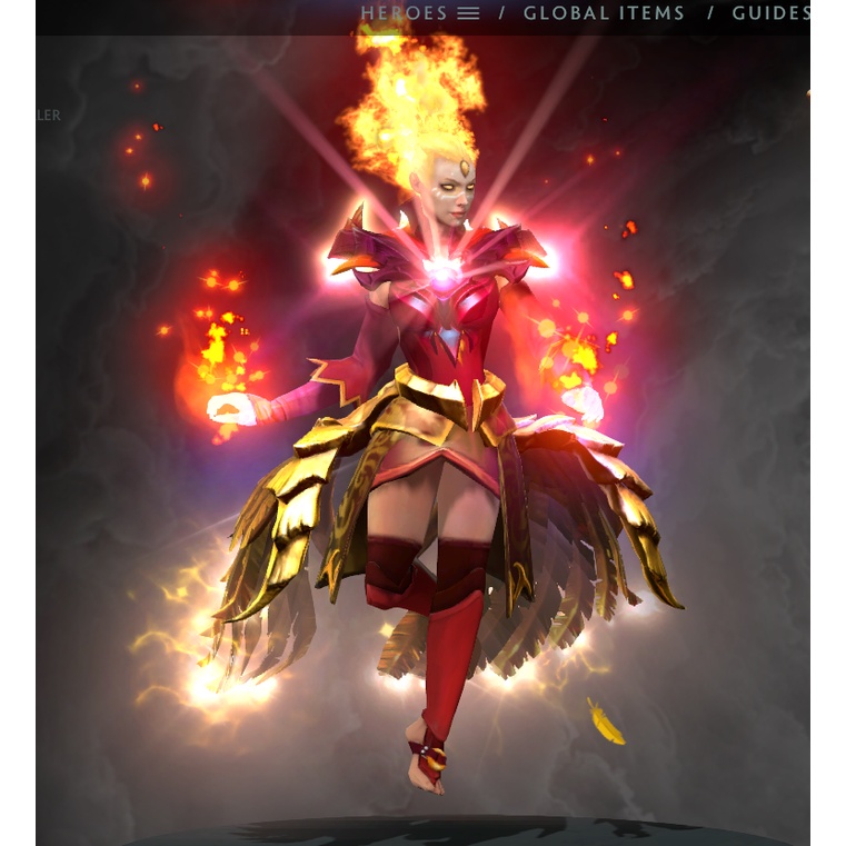 Jual Dota 2 - Arcana Fiery Soul of the Slayer & Immortal (Lina) [STEAM ...