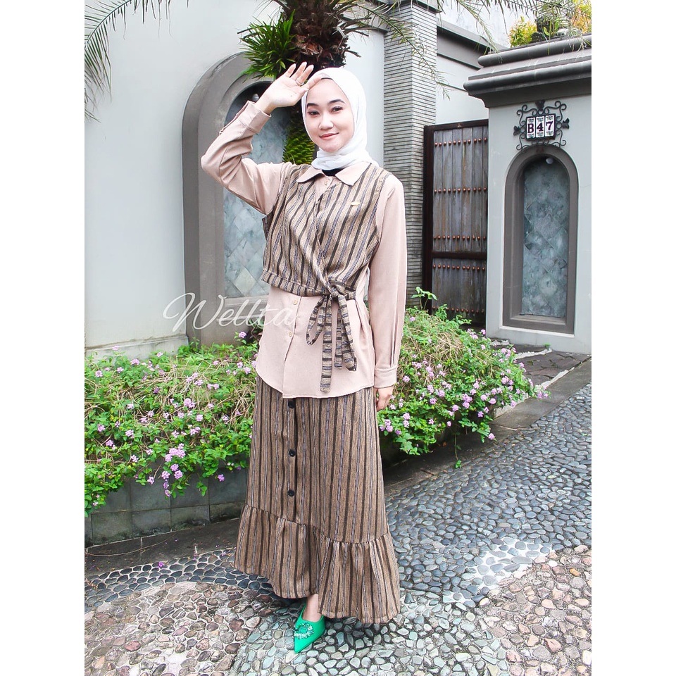 Jual ONE SET ROK DAN ROMPI KEMEJA KENZAO SET MODEL TERPISAH ld.105/COD ...