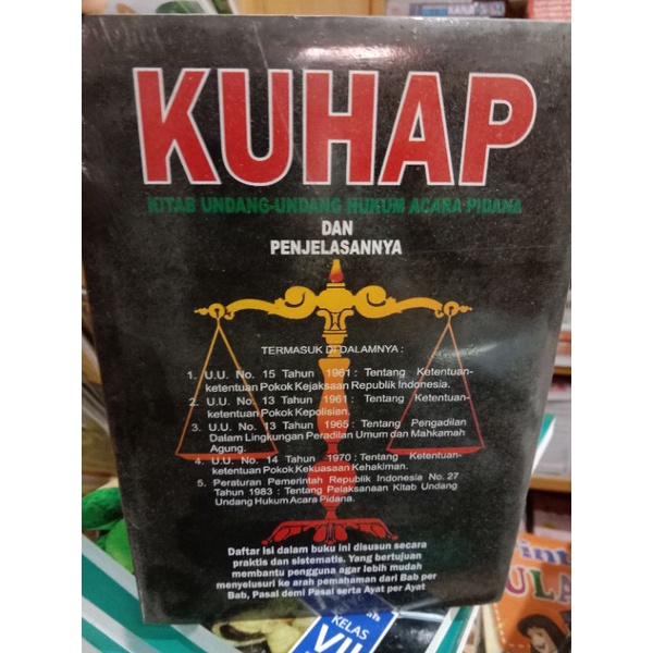 Jual BUKU KUHAP DAN PENJELASAN EDISI LENGKAP | Shopee Indonesia