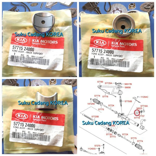 Jual Yoke assy rack support power steering Hyundai Accent Getz Elantra ...
