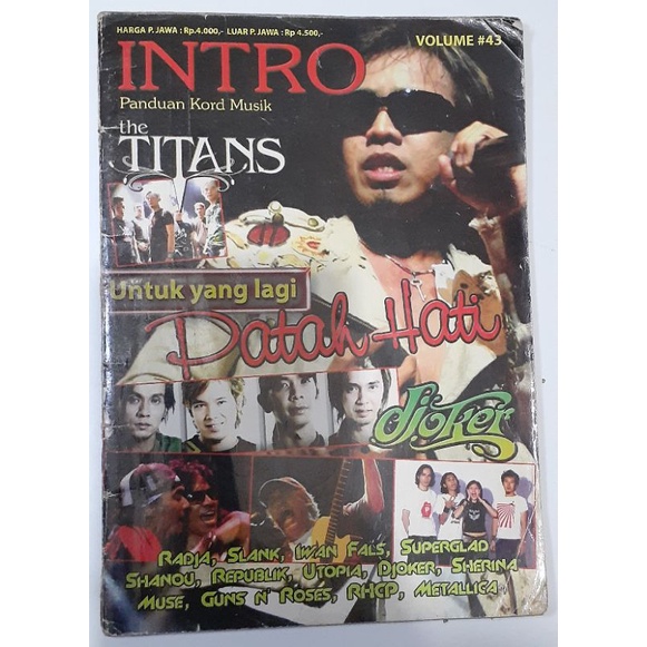 Jual Majalah Bekas Majalah Musik INTRO | Paduan Kord Musik | Shopee ...