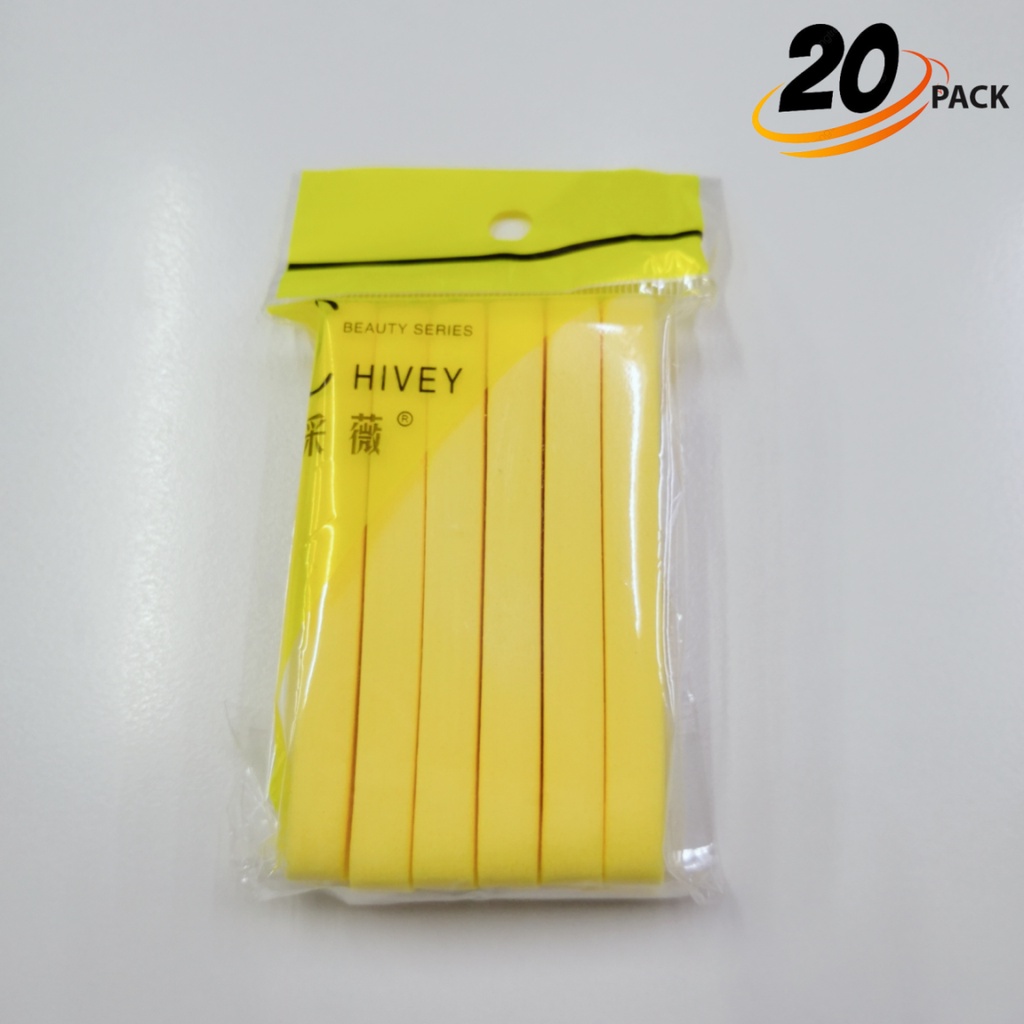 Jual Sponge Stick Yellow 20 Pack | Sponge Facial | Spons Wajah | Spons ...