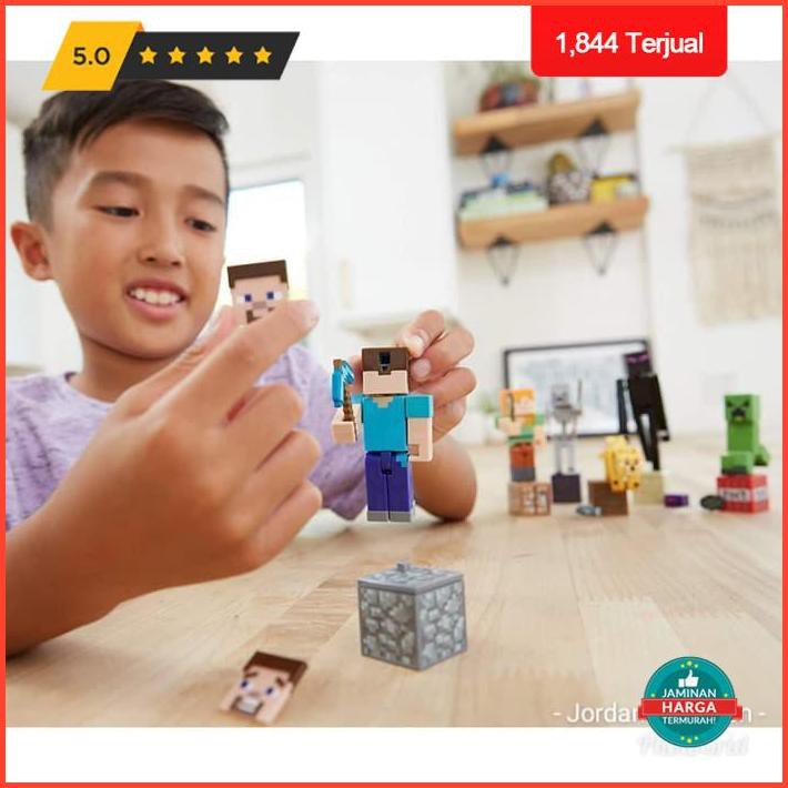 Jual Action Figure Minecraft Comic Maker Alex With Elytra Wing ...