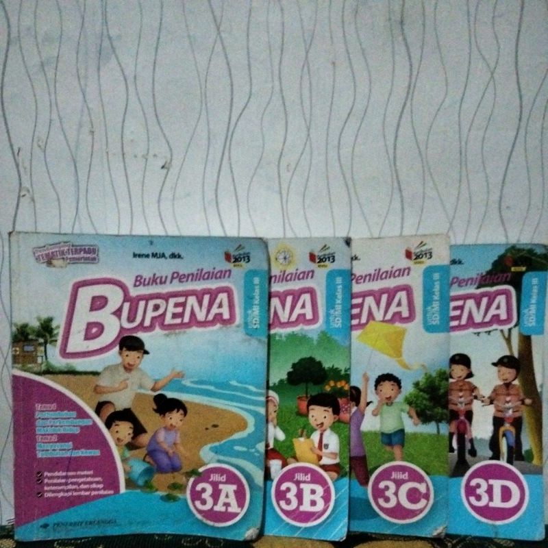 Jual Buku Bupena 3A, 3B, 3C, 3D Kelas 3 SD Erlangga (Bekas) | Shopee ...
