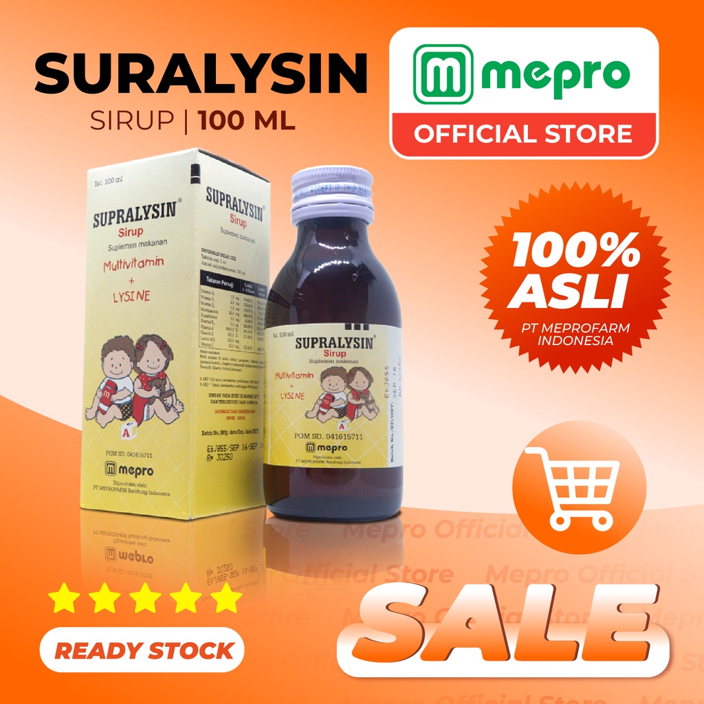 Jual Supralysin Syrup 100ml | Shopee Indonesia