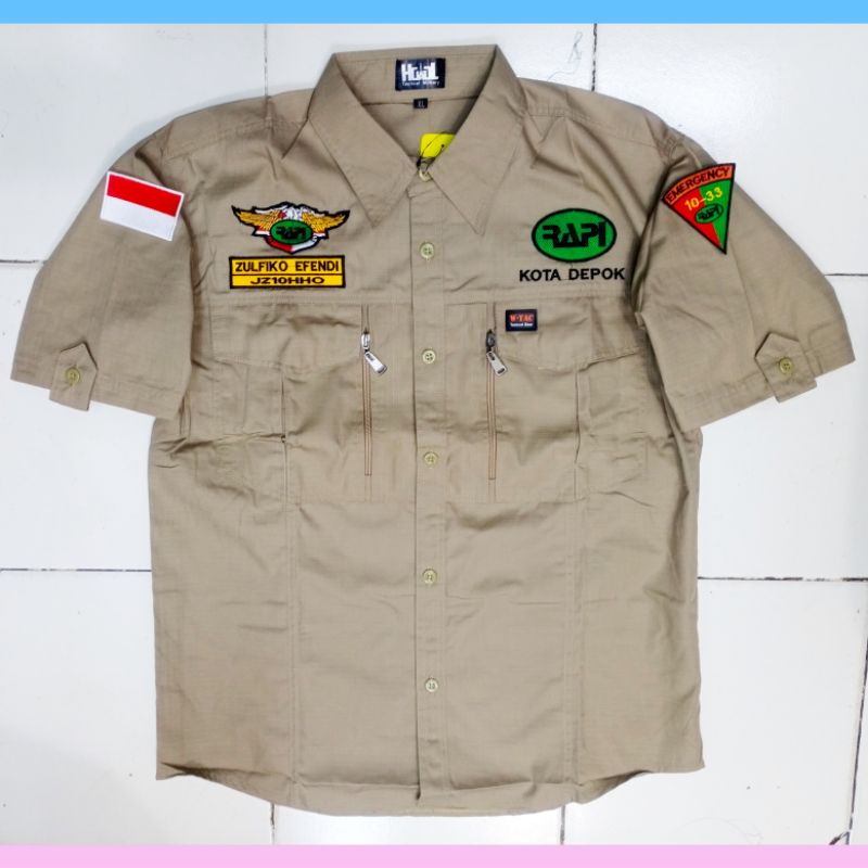 Jual KEMEJA RAPI MODEL W TAC | Shopee Indonesia
