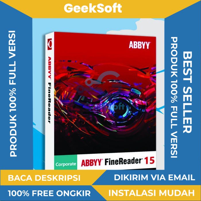 Jual ABBYY FineReader 15 Pro - untuk OCR (Optical Character Recognition ...