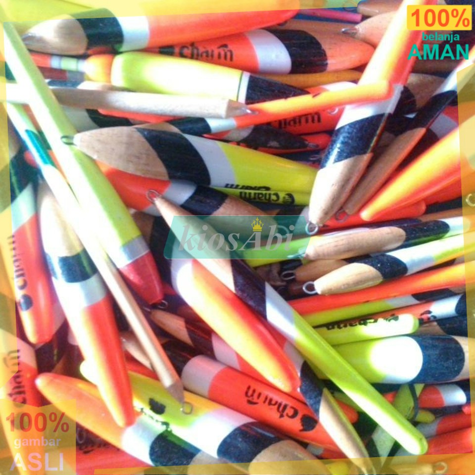 Jual PELAMPUNG KAYU CHARM C1 PCP PELAMPUNG PANCING CHARM KAMBANGAN ...