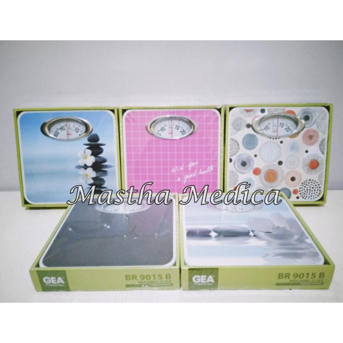 Jual Timbangan Berat Badan Manual Analog /Jarum Injak Pegas Gea Motif ...