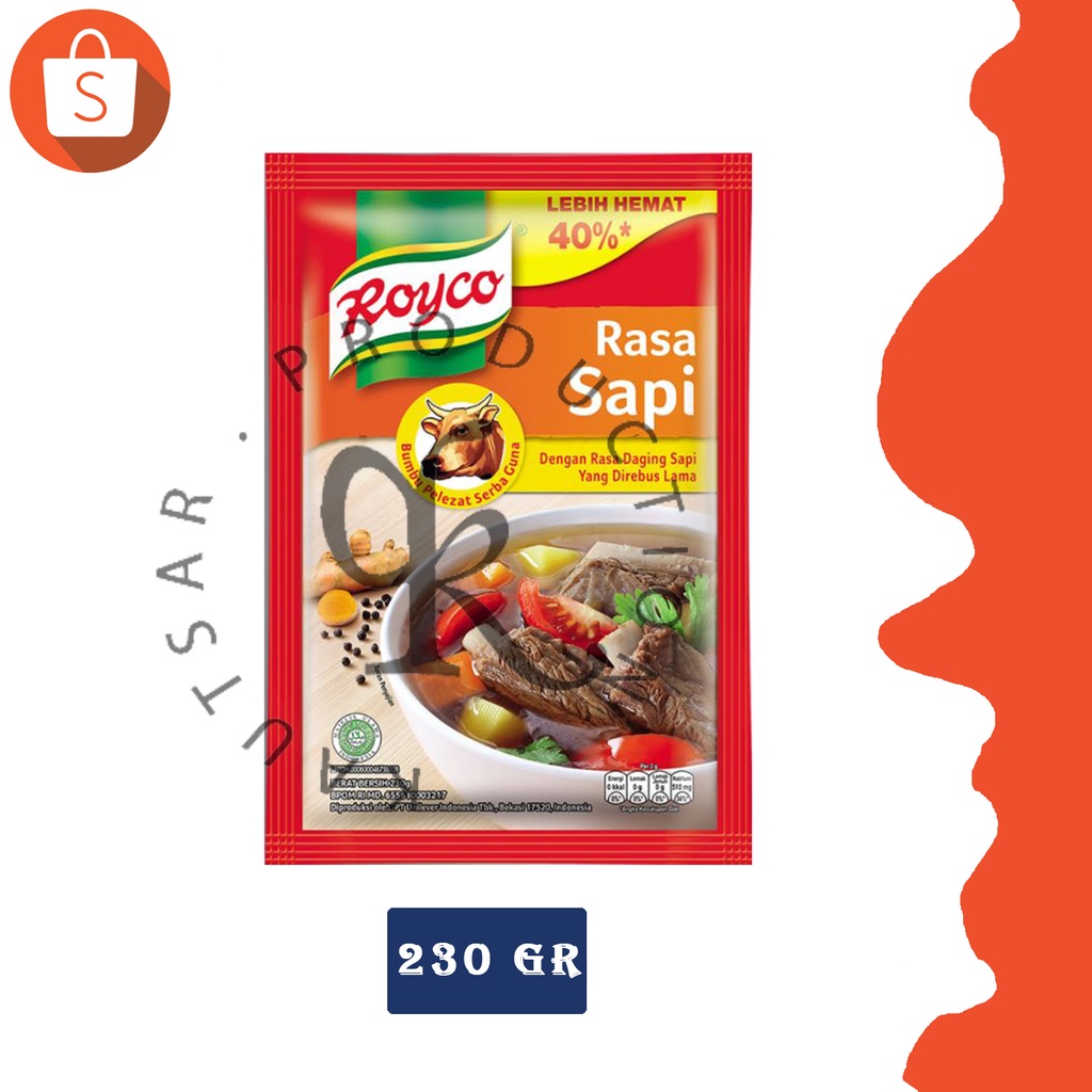 Jual Royco Rasa Sapi Penyedap Rasa 230Gr | Shopee Indonesia