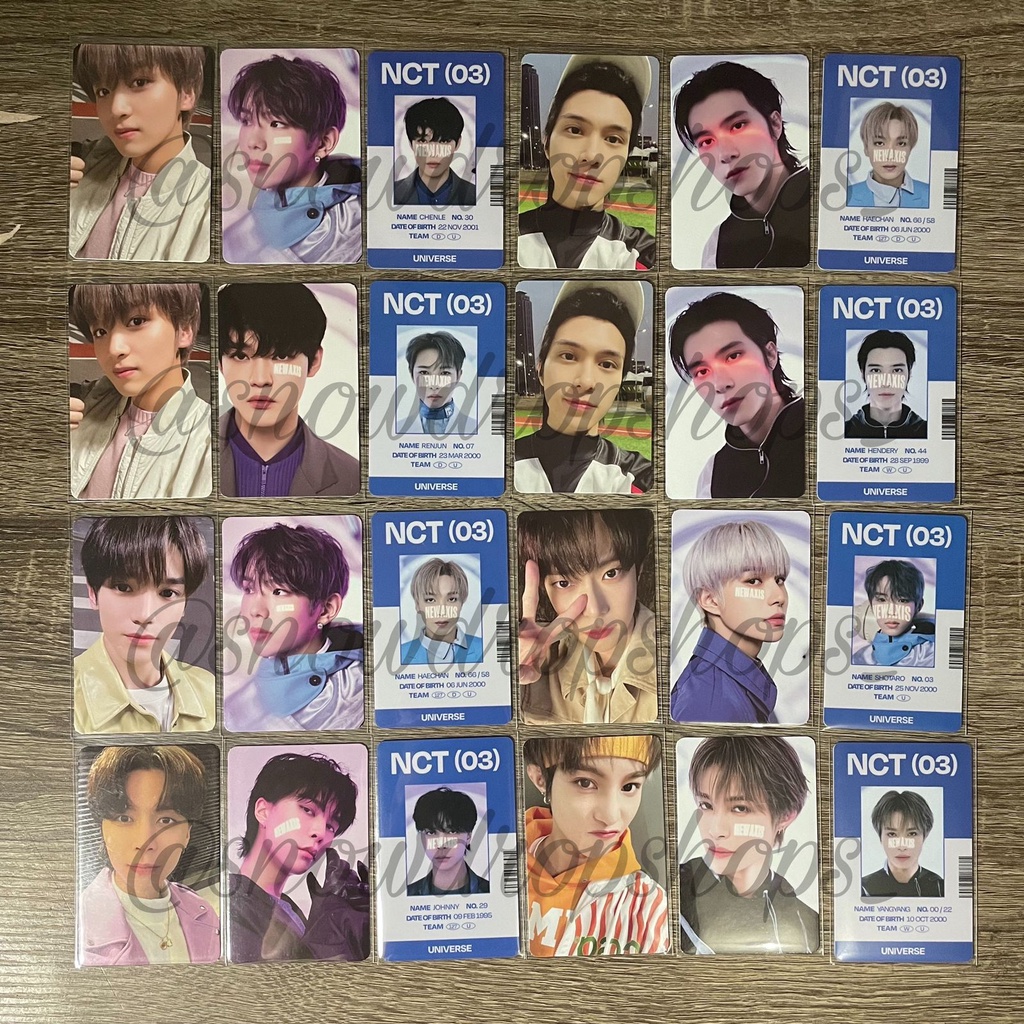Jual [READY STOCK] NCT 2021 - ID CARD + PHOTOCARD UNIVERSE UNSEALED ...