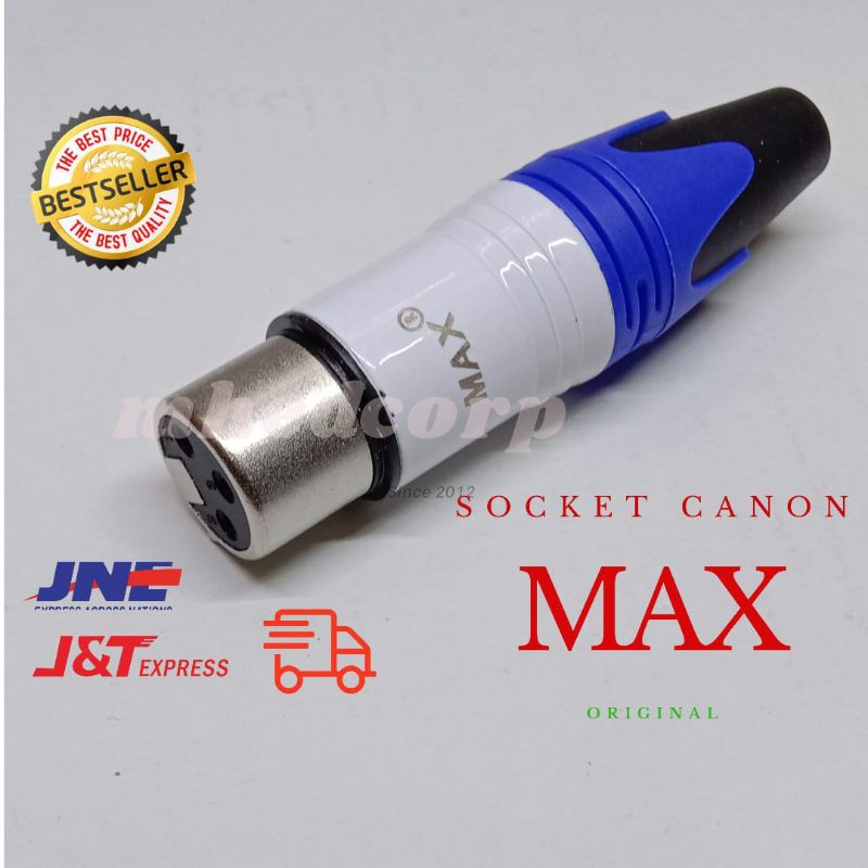 Jual socket canon XLR MAX original | Shopee Indonesia
