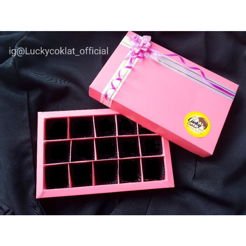 Jual sekat box coklat 3x5 lengkap dengan tutup | Shopee Indonesia