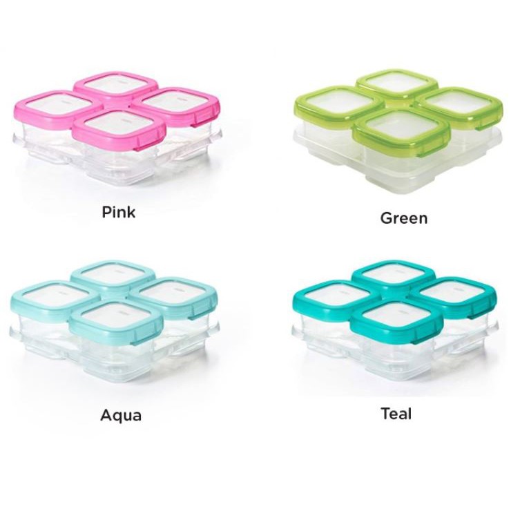 Jual OXO TOT Baby Blocks Freezer™ Storage Containers 4oz | Shopee Indonesia