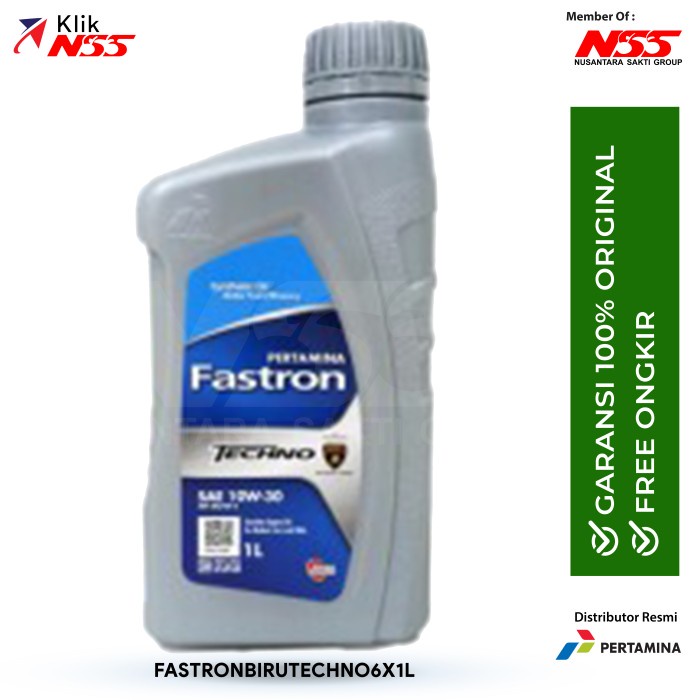 Jual Oli Mobil Pertamina FASTRON BIRU TECHNO 10W30 1 Liter ORIGINAL ...