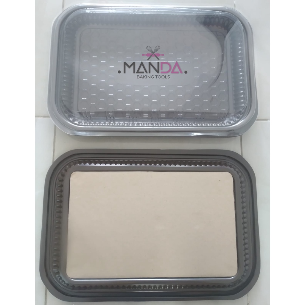 Jual Mika nampan jumbo mika kue ukuran 40 x 27 cm besar mika hantaran ...