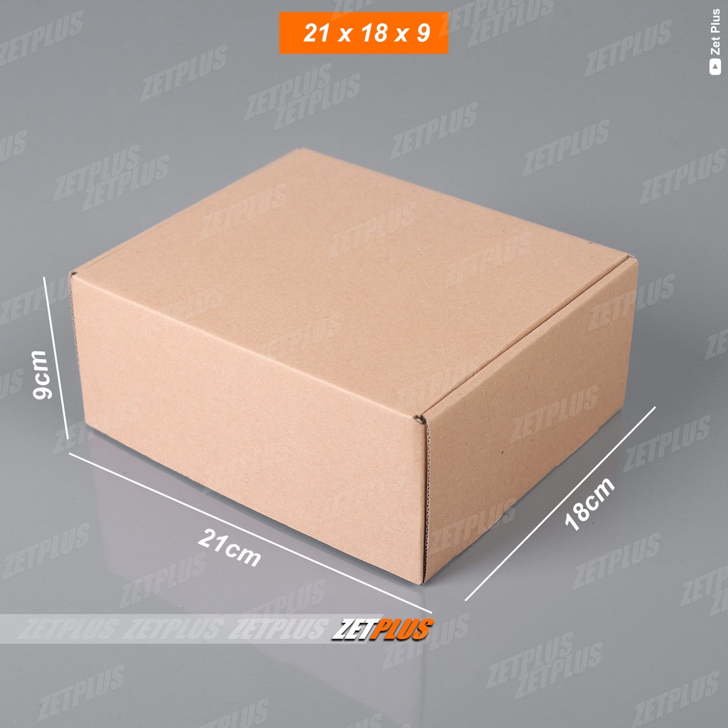Jual KARDUS KEMASAN TOPI 21x18x9 (model box pizza) /die cut karton ...