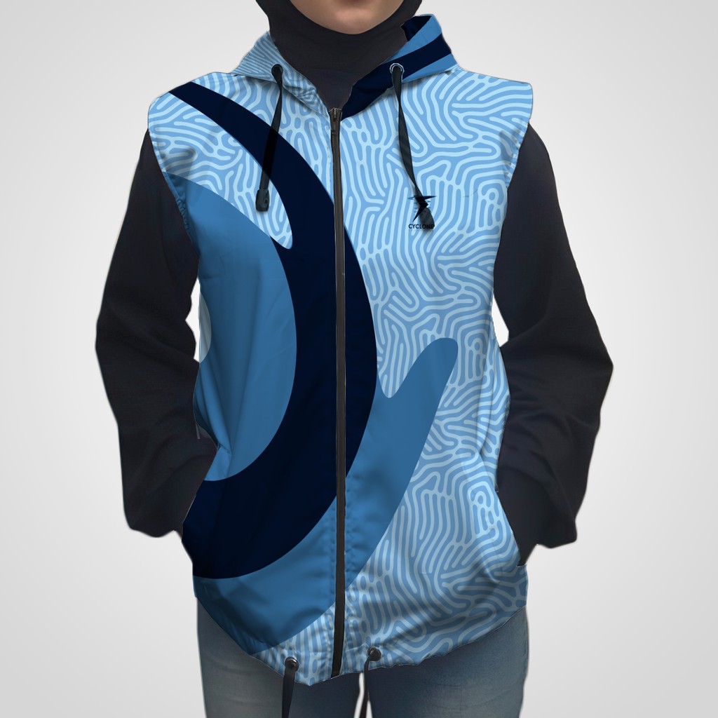 Jual Rompi Printing Parasut Wanita Pria Vest Hoodie Olahraga Running ...