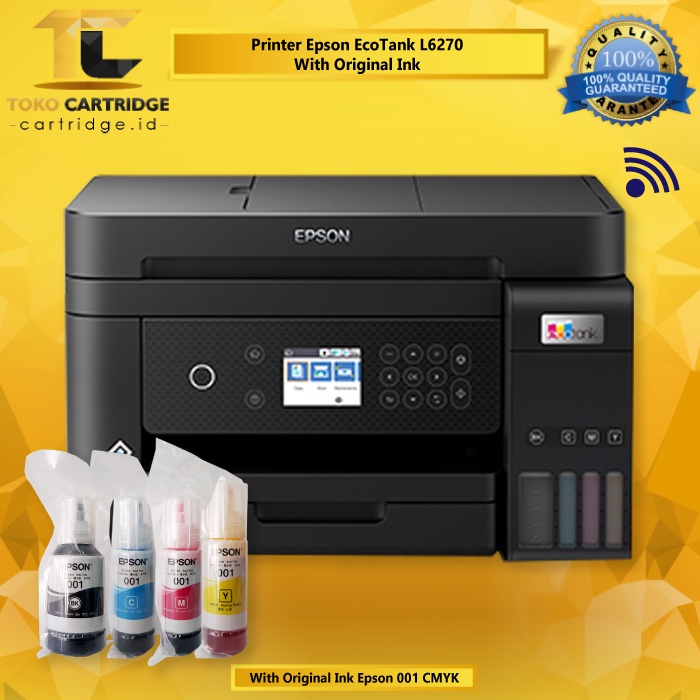 Jual Printer Epson EcoTank L6270 L 6270 l6270 A4 Wi-Fi Duplex All In ...