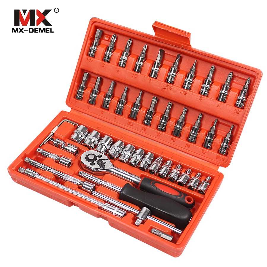 Jual Obeng Set MX DEMEL Reparasi Service Mobil 46 in 1 - MXDZ040 Obeng ...