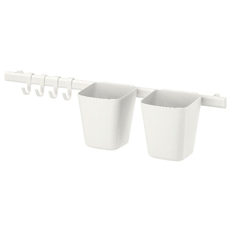 Jual IKEA Sunnersta Rail with Hook & Container | Shopee Indonesia