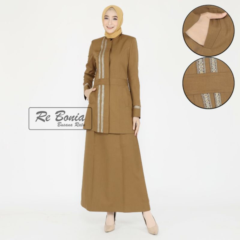 Jual Rebonia Setelan Seragam Pemda Wanita Seragam Pdh Pemda Wanita Baju Dinas Pns Pemda Khaki ...