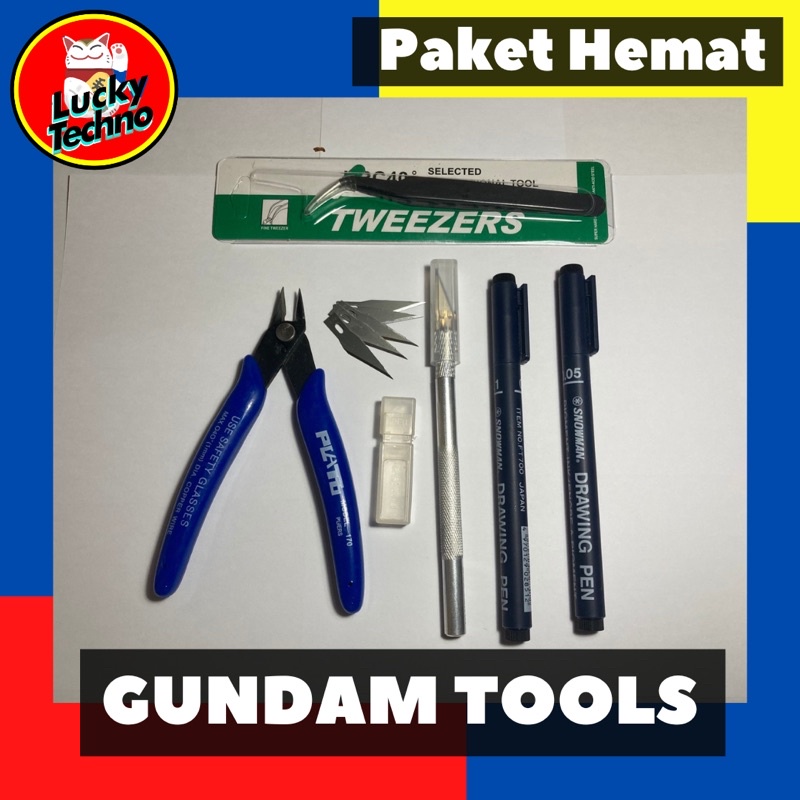Jual Tool set gunpla gundam - Tool kit rakit gundam ( paket hemat ...