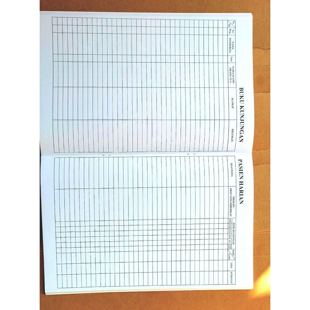 Jual buku besar Buku REGISTER Buku KAS BUKU MTBS (buku kunjungan pasien ...