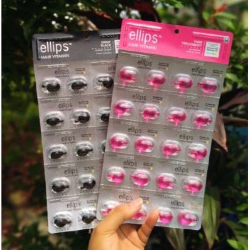 Jual ELLIPS Hair Vitamin Mini Blister PINK atau BLACK - 20 Butir ...