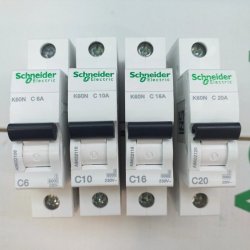 Jual MCB iK60N Schneider 1P 6A/10A/16A/20A 1Phase 6kA | Shopee Indonesia