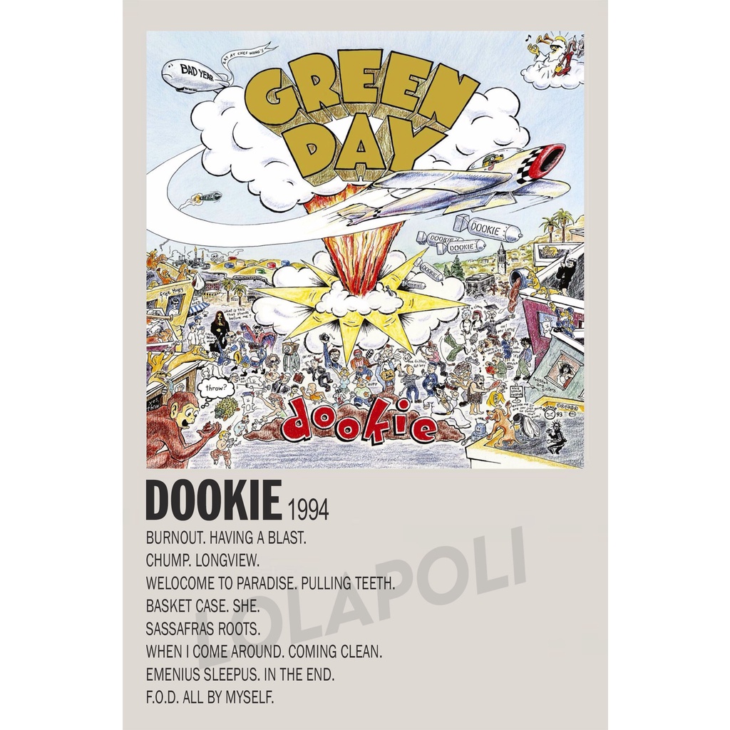 Jual Poster Cover Album Dookie - Green Day | Shopee Indonesia
