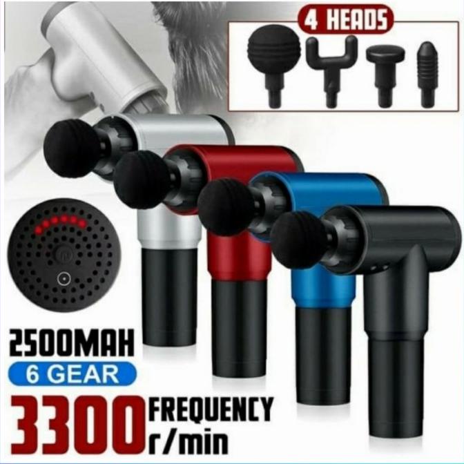 Jual Alat pijit getar 4in1 - Massage Gun fascial gun - terapi otot ...