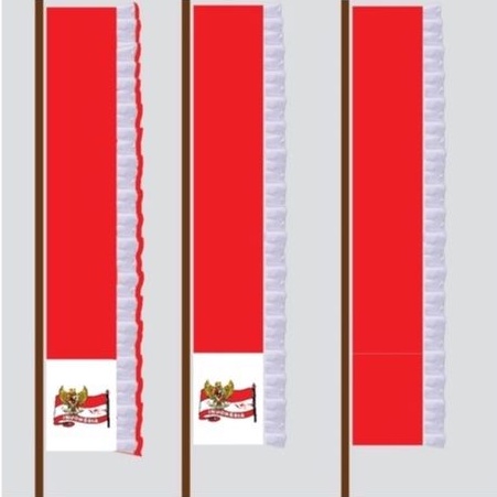 Jual Bendera Umbul Umbul Merah Putih Rempel Garuda dan Polos ...