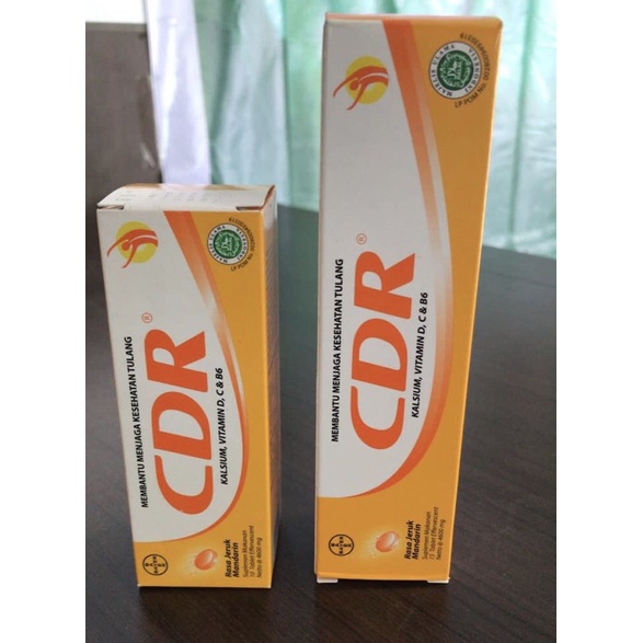 Jual [ANDALAN SEHAT] CDR Suplemen Kalsium Rasa Jeruk Isi 10 & 15 Tablet ...
