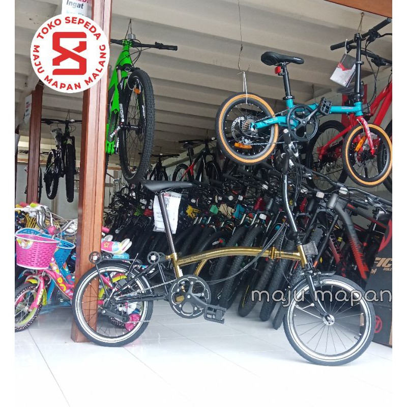 Jual sepeda lipat element pikes gen 2 goldie | Shopee Indonesia