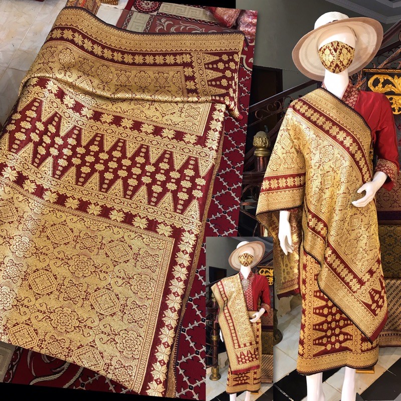 Jual SPESIAL Songket Lepus BERLIAN ORI / Songket Tenun Palembang asli Tenun Tangan. (ilham ...