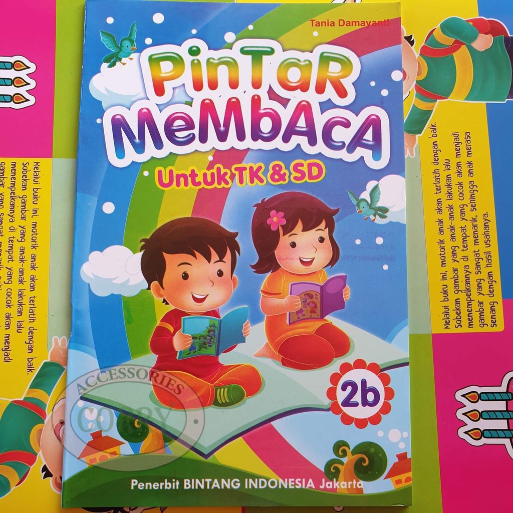 Jual Buku Belajar Anak Pintar Membaca Untuk TK Dan SD Kelas 2B Gambar ...