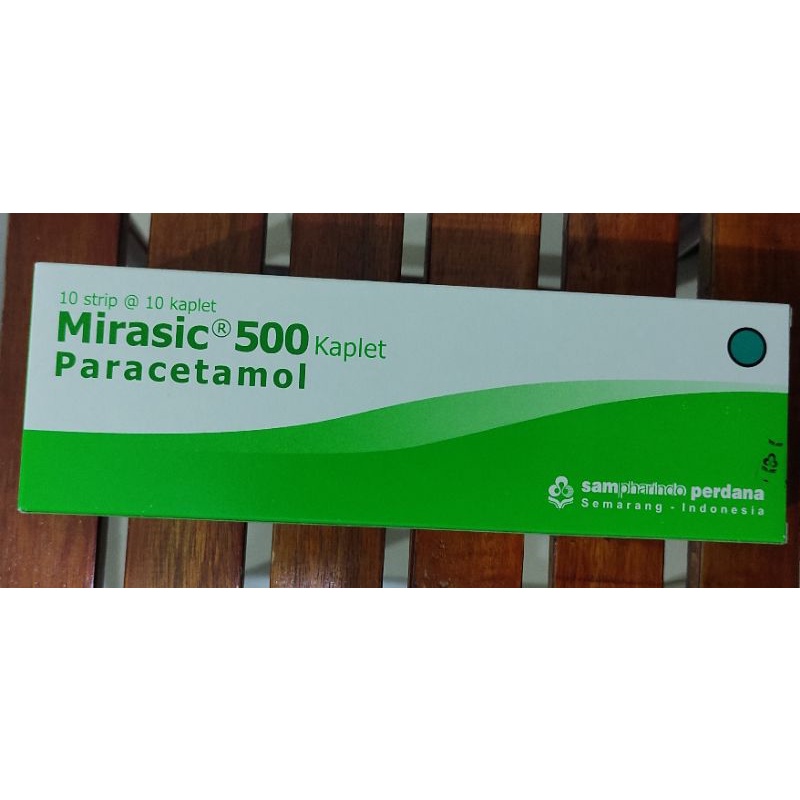 Jual Mirasic 500 Mg / Meredakan Demam / Nyeri / Sakit Kepala / 1 Box ...