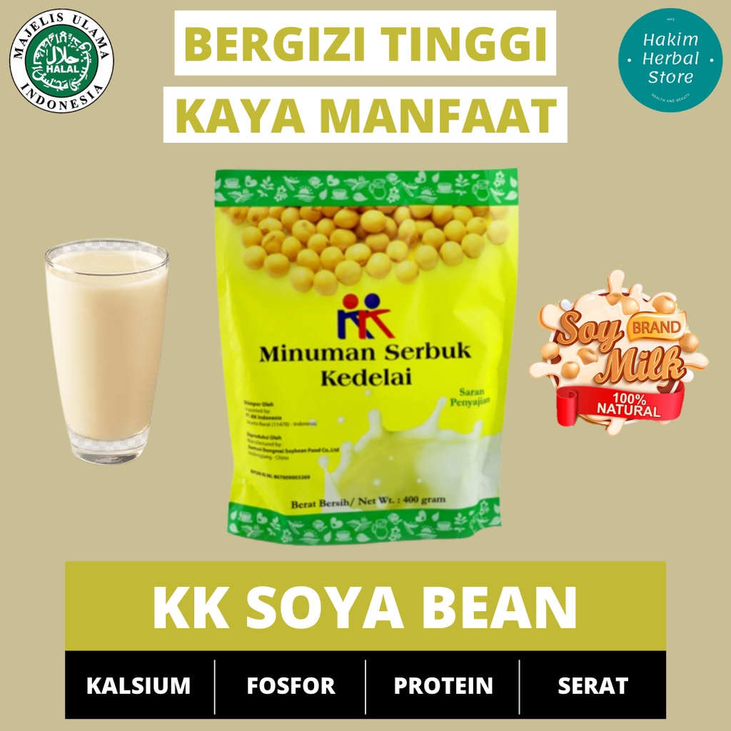 Jual Susu Kedelai Bubuk | Minuman Serbuk Kedelai KK Soya Bean Powder ...