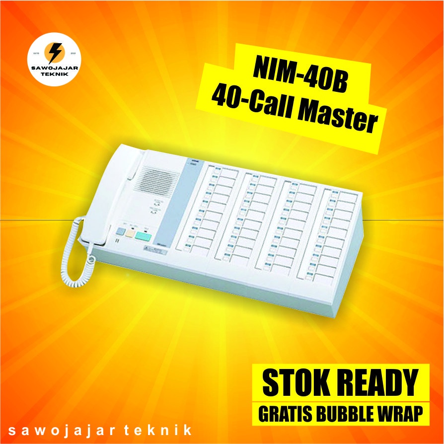 Jual NIM-40B 40-Call Master Station plus Handset nursecall Malang ... Jual NIM-40B 40-Call Master Station plus Handset nursecall Malang ...