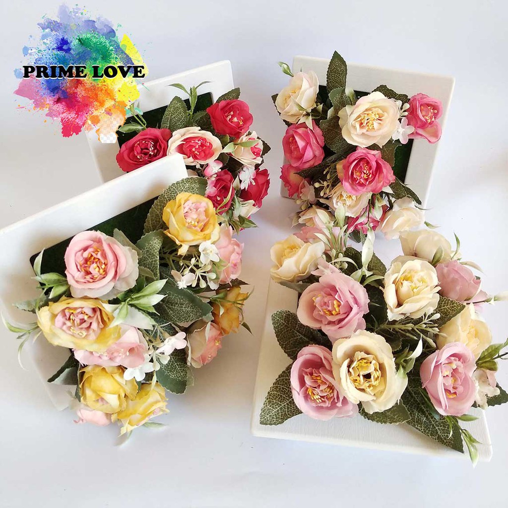 Jual Vas Bunga Mawar Rose Artificial - Tanaman Hias Dinding Mawar ...