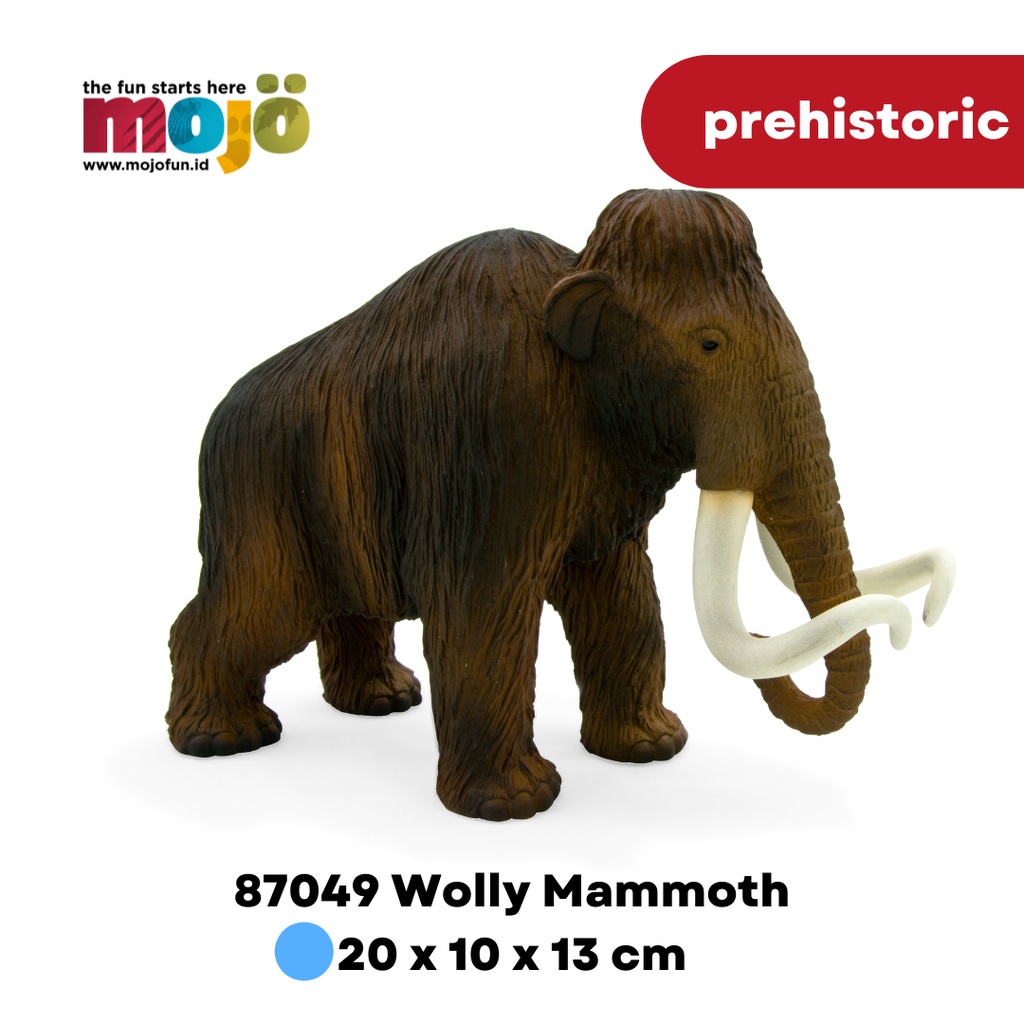 Jual Mojo Fun Woolly Mammoth 2022 Ver 81049 - prehistoric Collection ...