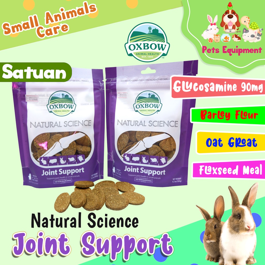Jual SATUAN OXBOW NATURAL SCIENCE JOINT SUPPORT, VITAMIN TULANG KELINCI ...