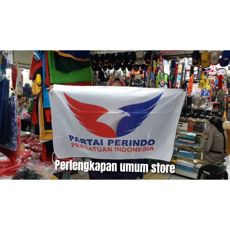 Jual BENDERA PARTAI PERINDO TERBARU UKURAN 60 × 90 CM ISI 100 LEMBAR ...